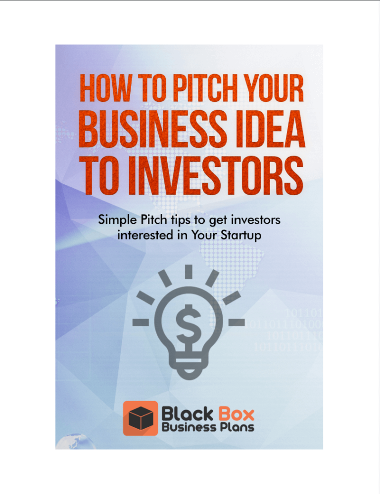 Candy Store Business Plan Template Sample Pages - Black Box Business Plans